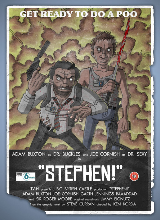 Incredible Adam and Joe – Stephen! poster artwork by Tom Berry
